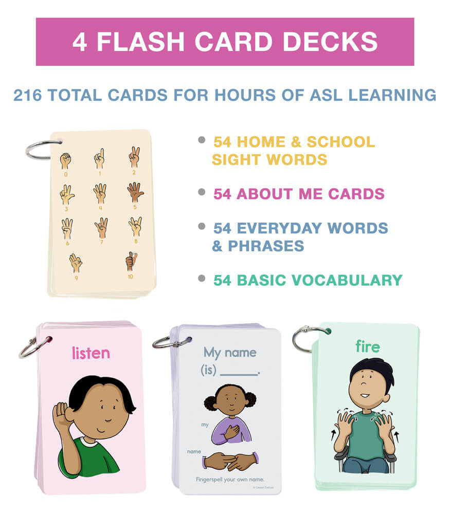 Sign Language Flash Card Box Set Sign Language – A Brighter Child ...