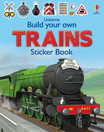 Usborne Build Your Own Trains Sticker Book – A Brighter Child Homeschool & Educational Supplies