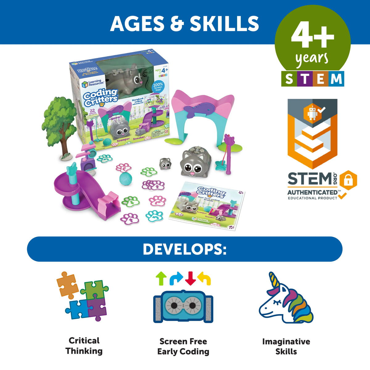 Coding Critters Scamper & Sneaker – A Brighter Child Homeschool & Educational Supplies