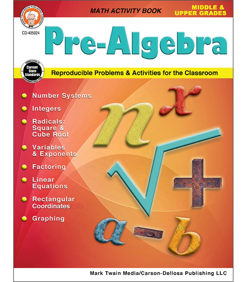 Pre-Algebra Workbook – A Brighter Child Homeschool & Educational Supplies