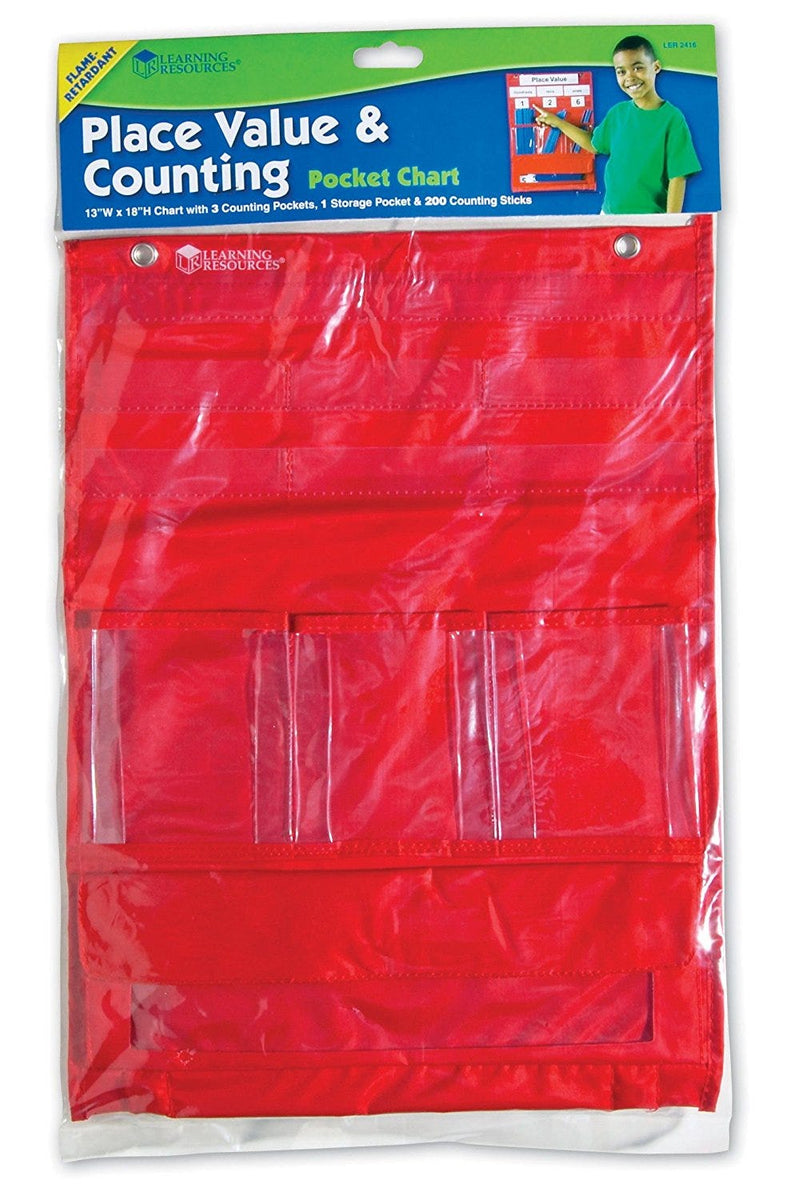 Counting & Place Value Pocket Chart - Learning Resources – A Brighter ...