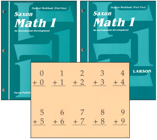Saxon Math 1 Student Workbook & Fact Cards – A Brighter Child ...