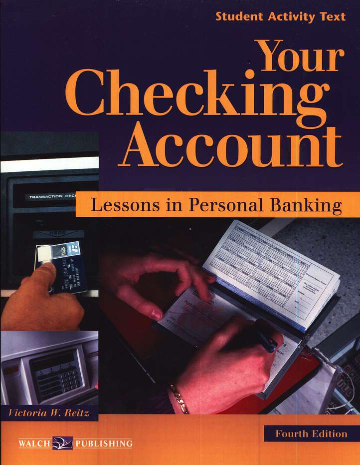 Your Checking Account - Lessons in Personal Banking Student Activity T ...