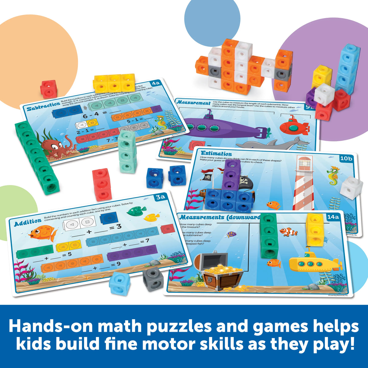 MathLink Cubes Kindergarten Math Activity Set: Sea Adventure! – A ...