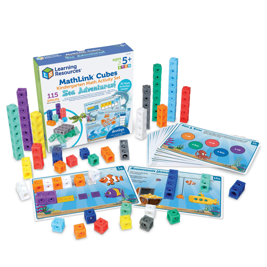 MathLink Cubes Kindergarten Math Activity Set: Sea Adventure! – A ...