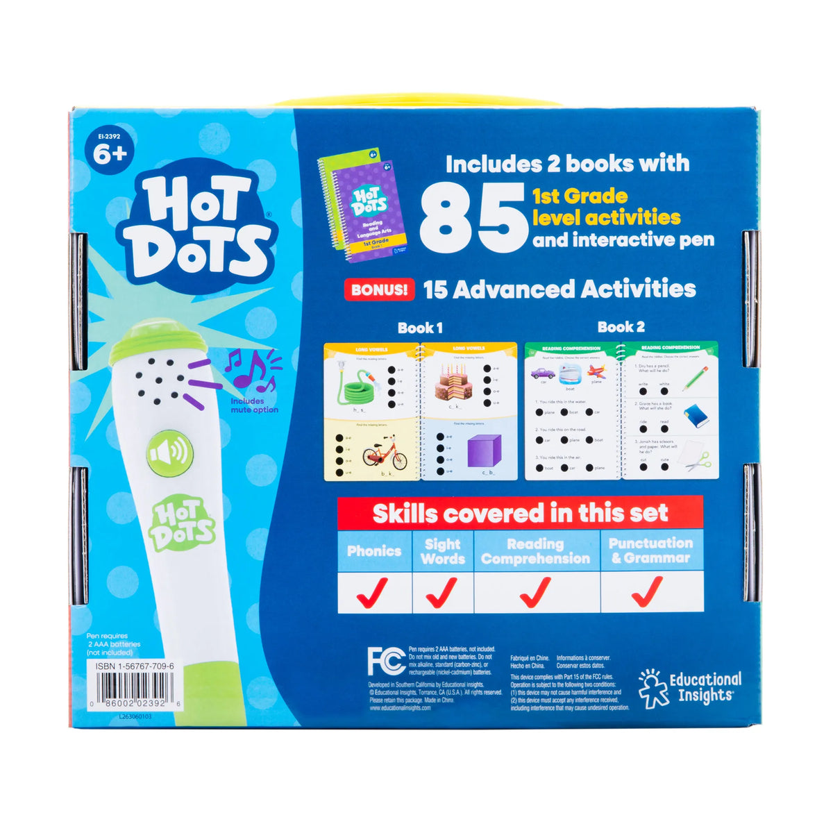 Hot Dots® Jr. Let's Master Grade 1 Reading Set with Hot Dots® Pen – A ...