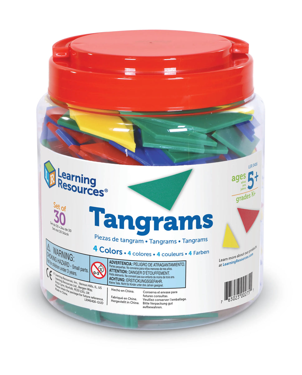 4-Color Tangrams – A Brighter Child Homeschool & Educational Supplies