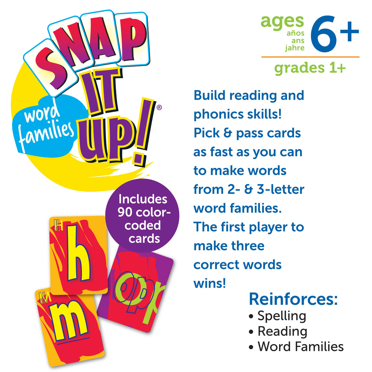 Snap It Up!® Phonics: Word Families – A Brighter Child Homeschool ...