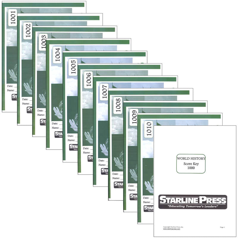 Starline Press World History Set (Grade 10) – A Brighter Child ...