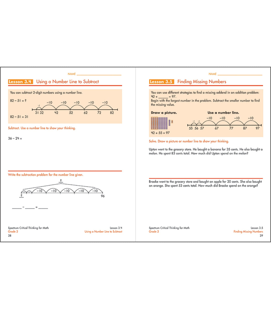 Spectrum Critical Thinking for Math Workbook Grade 2 – A Brighter Child ...