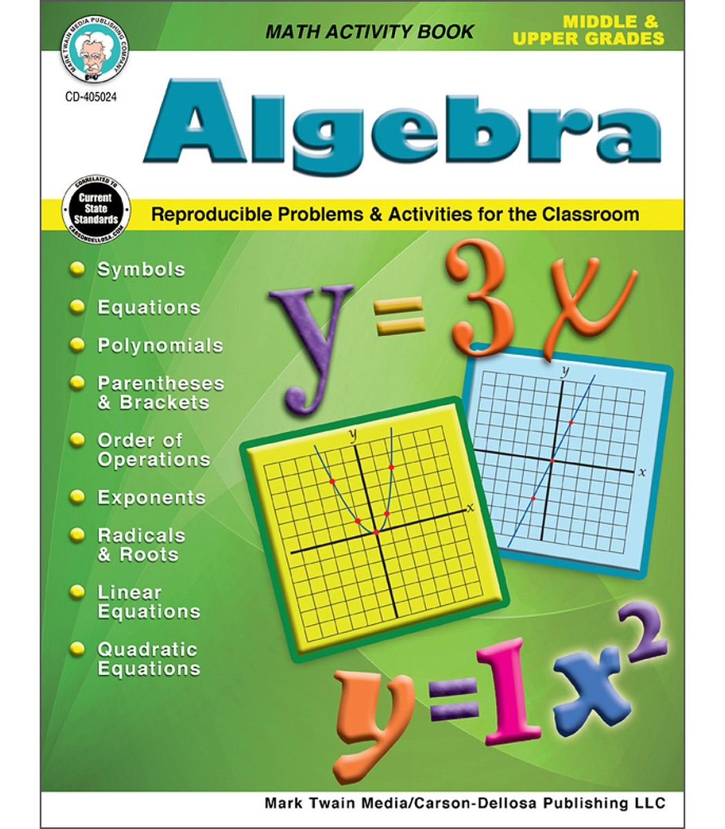 Algebra Math Activity Workbook – A Brighter Child Homeschool ...