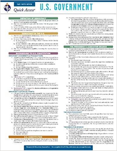 U.S. Government - REA's Quick Access Reference Chart – A Brighter Child ...