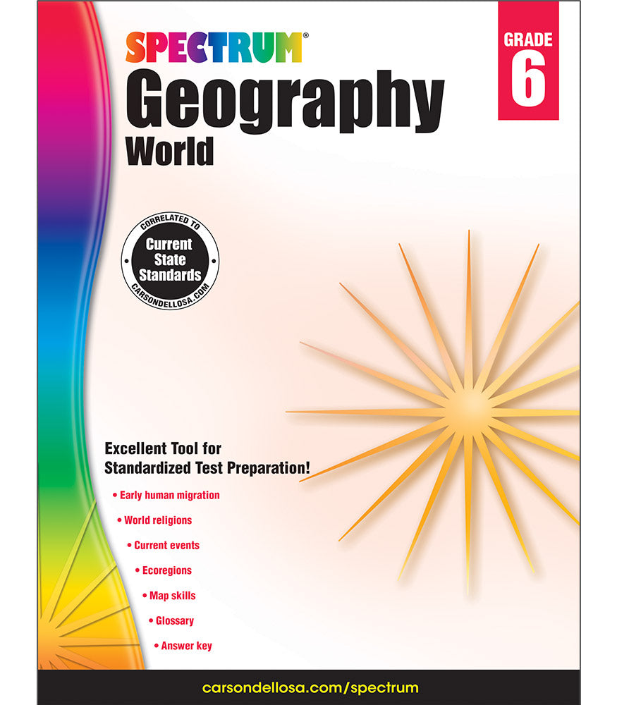 Spectrum Geography Grade 6 – A Brighter Child Homeschool & Educational ...