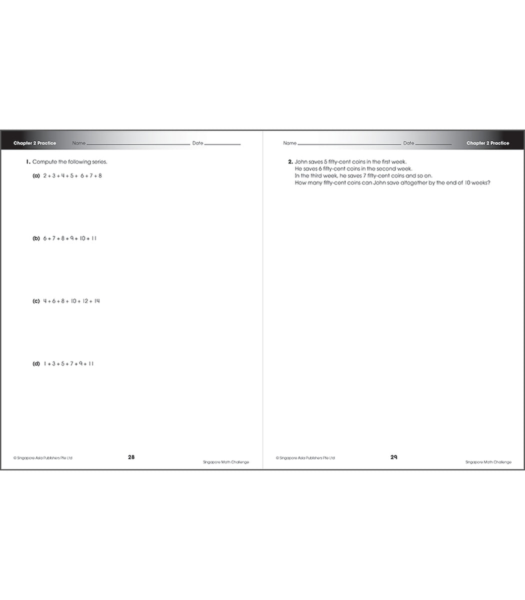 Singapore Math Challenge 3+ (Clearance - Limited Quantities) – A ...