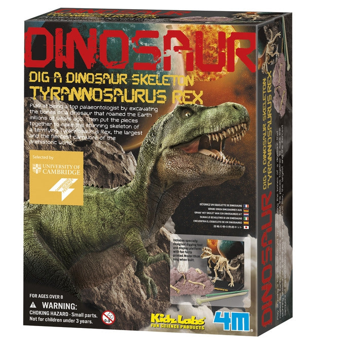 Roll over image to zoom in Kidz Lab T Rex Dino Dig Excavation Kit by T ...