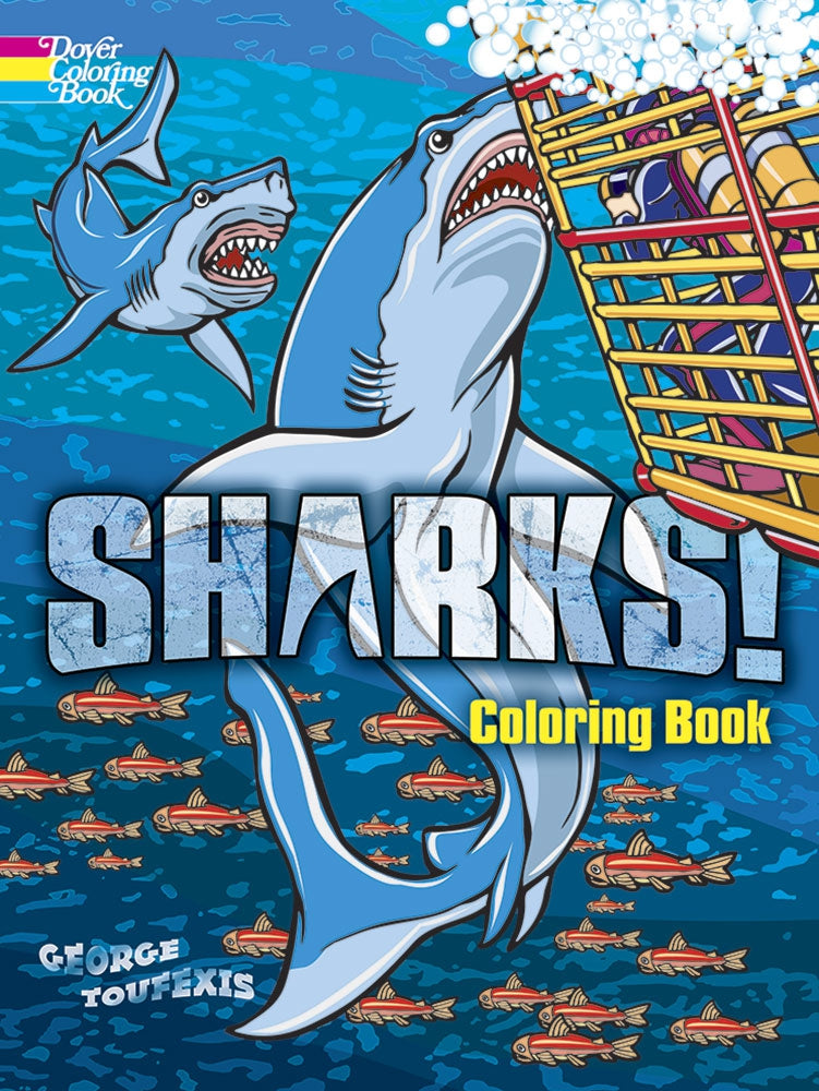 Sharks! Coloring Book – A Brighter Child Homeschool & Educational Supplies
