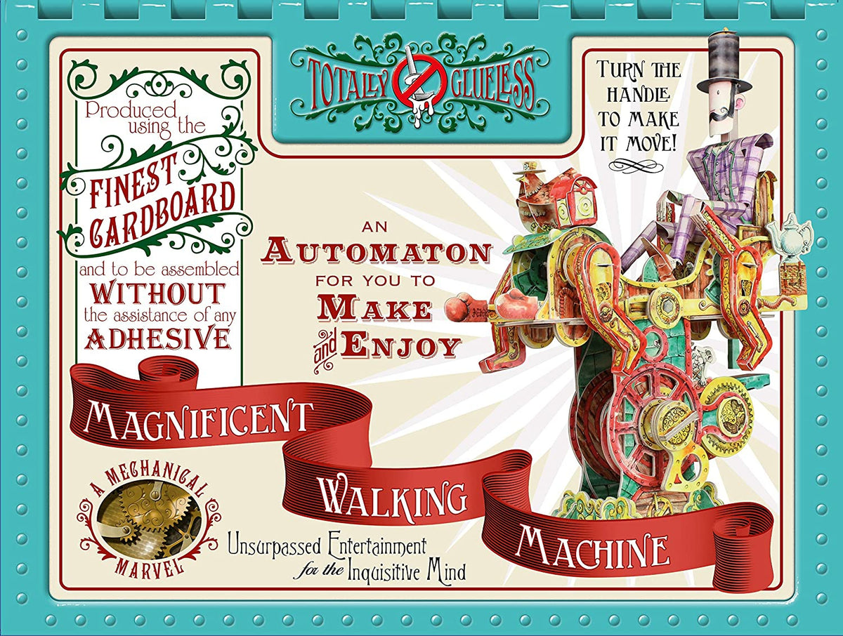 Magnificent Walking Machine - Cardboard Building Kit - Hand Cranking 3 ...